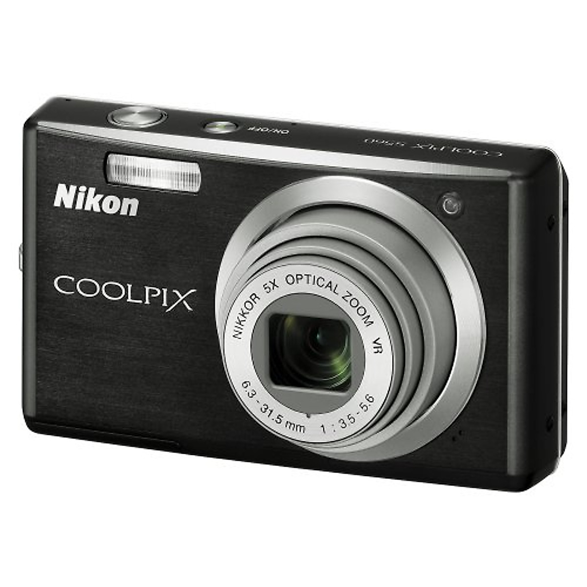 Nikon Coolpix S560 10MP Digital Camera with 5x Optical Vibration Reduction (VR) Zoom with 2.7 inch LCD (Graphite Black)