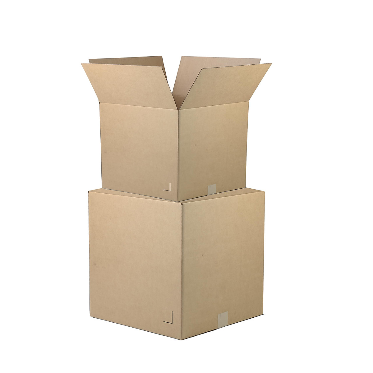 The Boxery 8x6x4'' Corrugated Shipping Boxes 100 Boxes