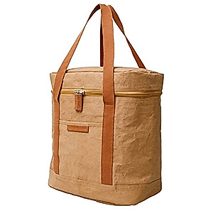 Insulated Travel Cooler Bag – Out of the Woods Walrus Cooler – Vegan Picnic Bag/Cooler Tote with Zippered Body & Front Pocket – Sustainable Soft Side Cooler Bag with Straps…