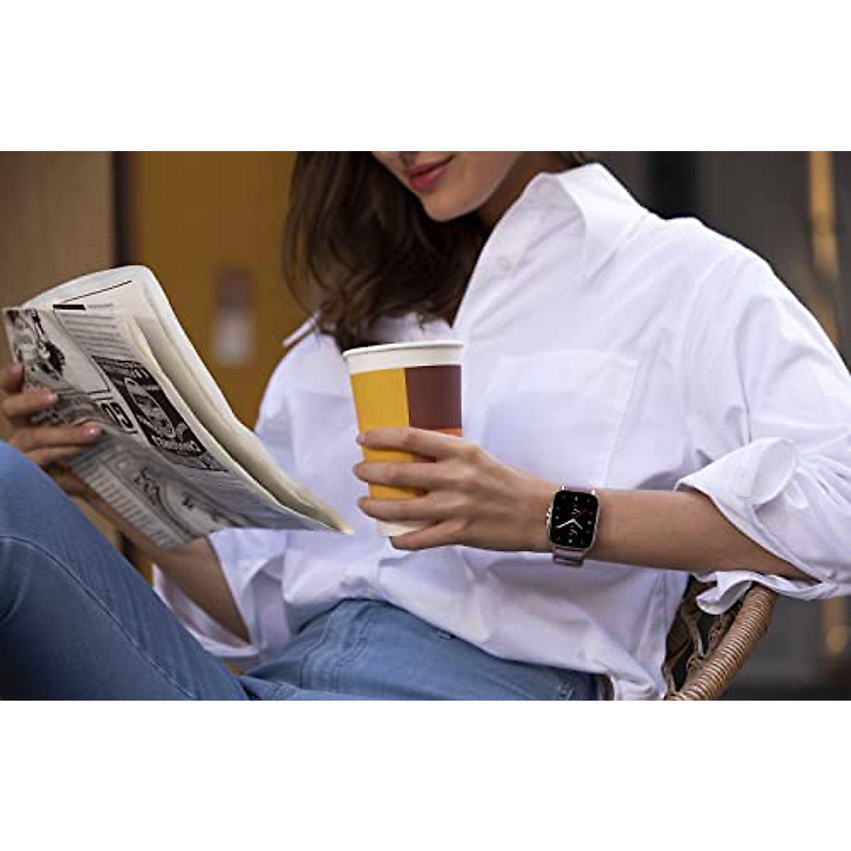 Amazfit GTS 2e Smart Watch for Women, Alexa Built-In, Health & Fitness Tracker with GPS, 90 Sports Modes, 14 Day Battery Life, Blood Oxygen Heart Rate Sleep Monitoring, 5 ATM Waterproof, Purple