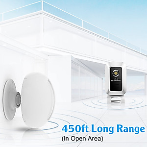 KERUI M7 Wireless Indoor Motion Sensor Alarm/Doorbell Portable Motion Detector Alarm with 32 Chime Tunes 450ft Long Range Motion Activated Alerts for Home Security Business,Store,Office,School