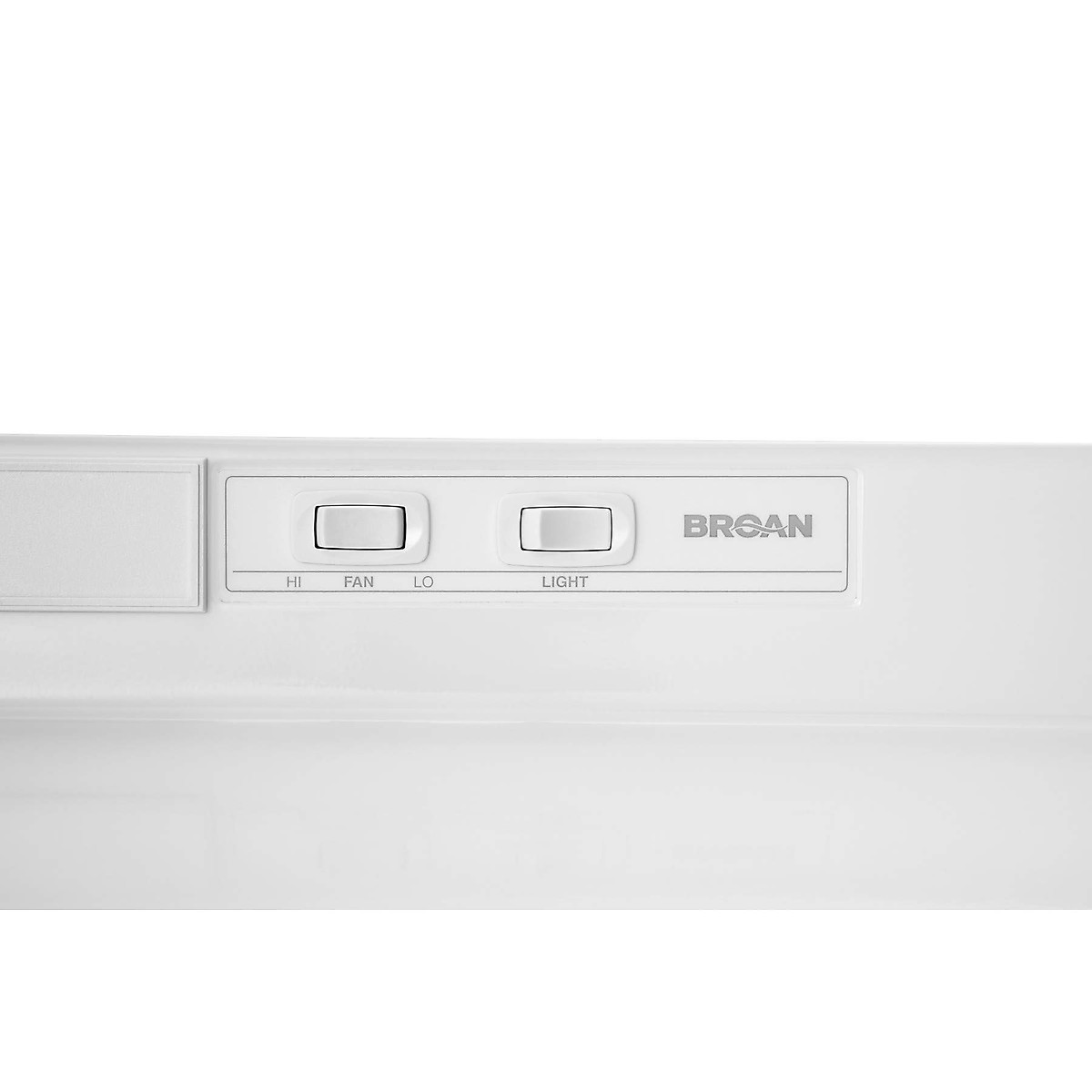 Broan-NuTone F403611 Two Four White 36-inch Under-Cabinet 4-Way Convertible Range Hood with 2-Speed Exhaust Fan and Light