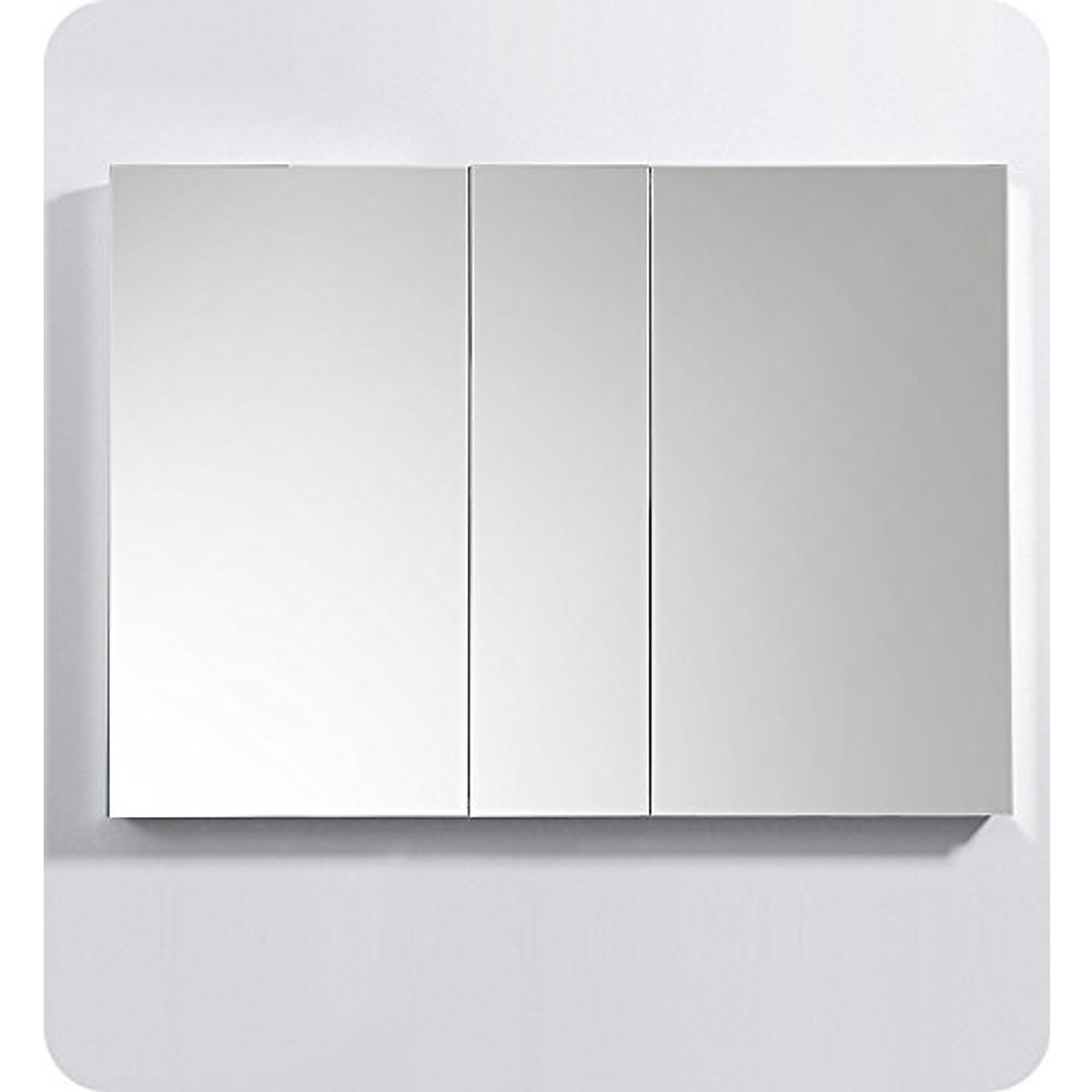 Fresca 50" Wide x 36" Tall Bathroom Medicine Cabinet w/Mirrors