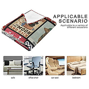 Socira Blankets and Throws Dachshund Dog Flannel Fleece Blankets for Men Women Cozy Warm Fuzzy Sofa Blanket for Couch Office Outdoors Large Bed Blanket Christmas New Year Birthday Gifts 50"x40"