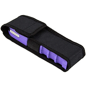 POLICE 928 Stun Gun with LED Flashlight and Siren Alarm, Purple