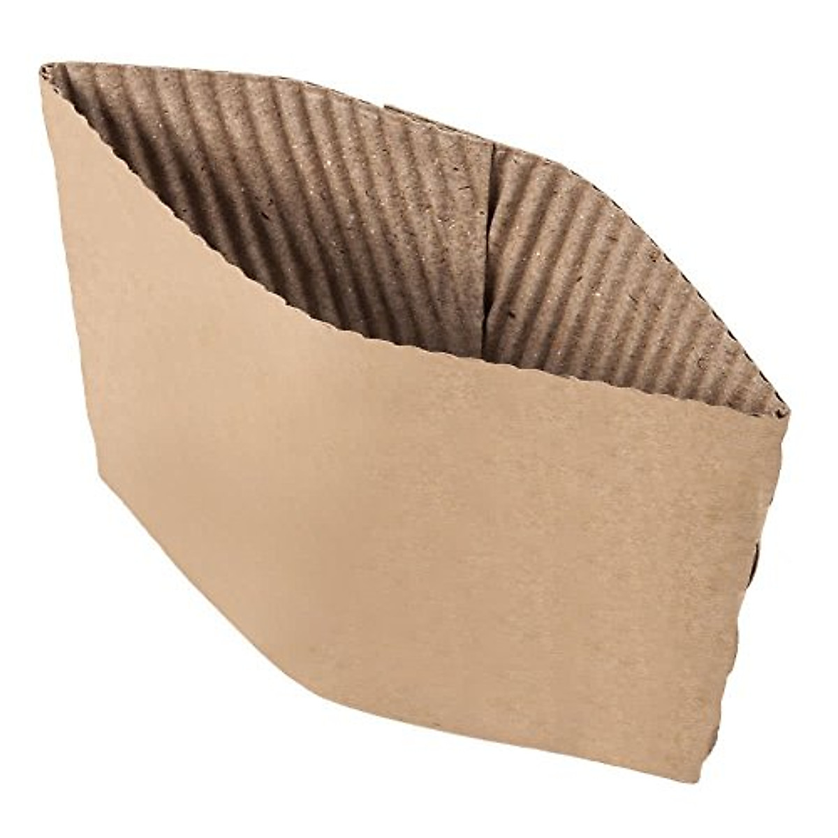 Pantryware Essentials PE Coffee Sleeves-100 Coffee Sleeves Fits, 10 oz. - 20 oz. Cups (Pack of 100), Natural Kraft