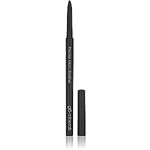 Glo Skin Beauty Precise Micro Eyeliner in Black | Fine Tip Twist Up Eye Liner Pencil | Cruelty Free