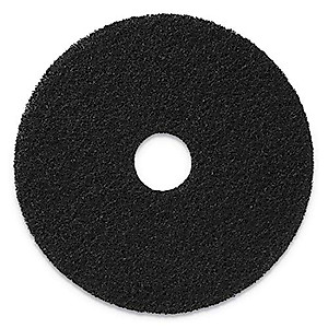 Americo Stripping Pads, 20" Diameter, Black, 5/Carton