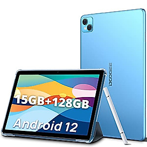 DOOGEE T10 Android Tablet 2023, 10.1" FHD+ Android 12 Tablet, 15GB+128GB Octa-Core Gaming Tablet, 8300mAh Battery 2.4G/5G WiFi Tablet, TÜV Low Bluelight Tablet Android, Bluetooth, GPS, Split Screen