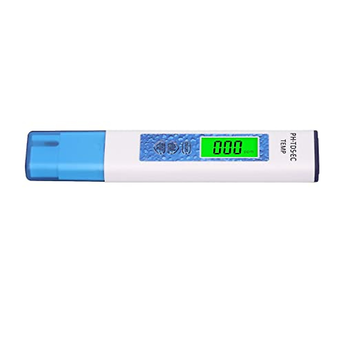 Water Quality Meter, PH Meter Highly Sensitive Digital Display 4 in 1 for Aquariums