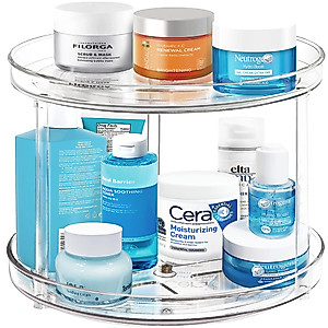 2 Tier Lazy Susan Organizer, Set of 2, 9.25inch and 10.6inch