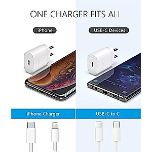USB C 25W PD Fast Charger Block for iPhone 14 13 More Power Type C Charger Wall Plug Adapter Quick Charging Block Compatible with iPhone 14/14 Pro/Pro Max/iPhone 13/iPhone 12/iPad Pro/GalaxyS22/S21