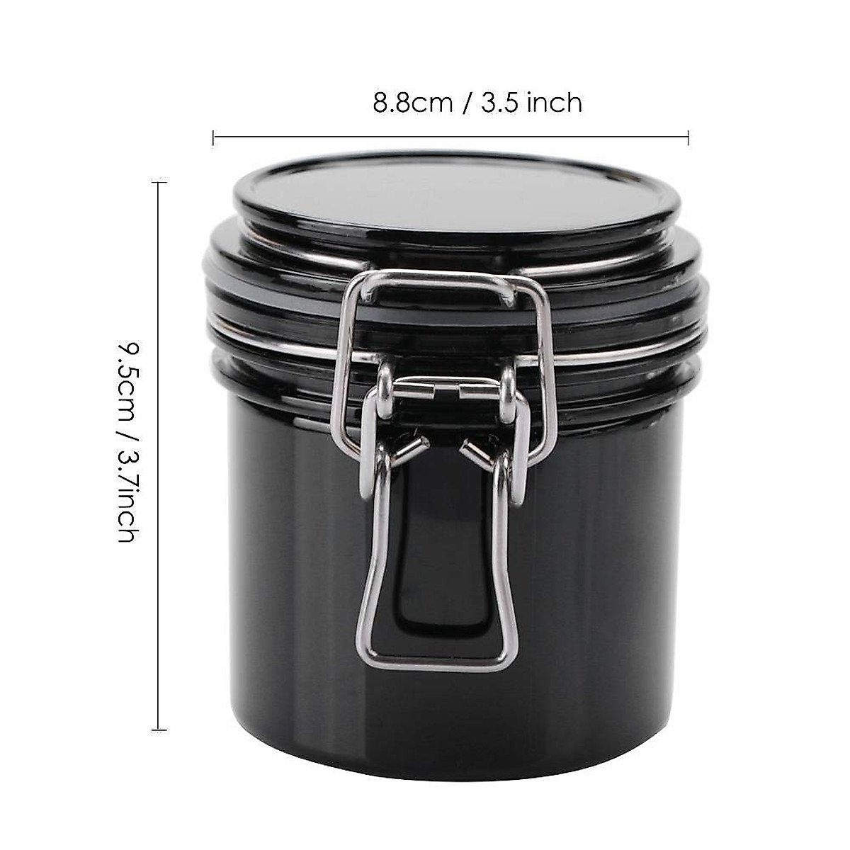 Eyelash Glue Storage , Reusable Activated Sealed Storage Jar Container Cylinder for Prevent Dryness Ideal for False Eyelash Extension, Makeup, Handcraf