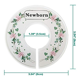 Baby Closet Dividers Baby Closet Size Dividers Baby Clothes Dividers for Baby Clothes Dividers for Closet Organizer/Hangers Dividers