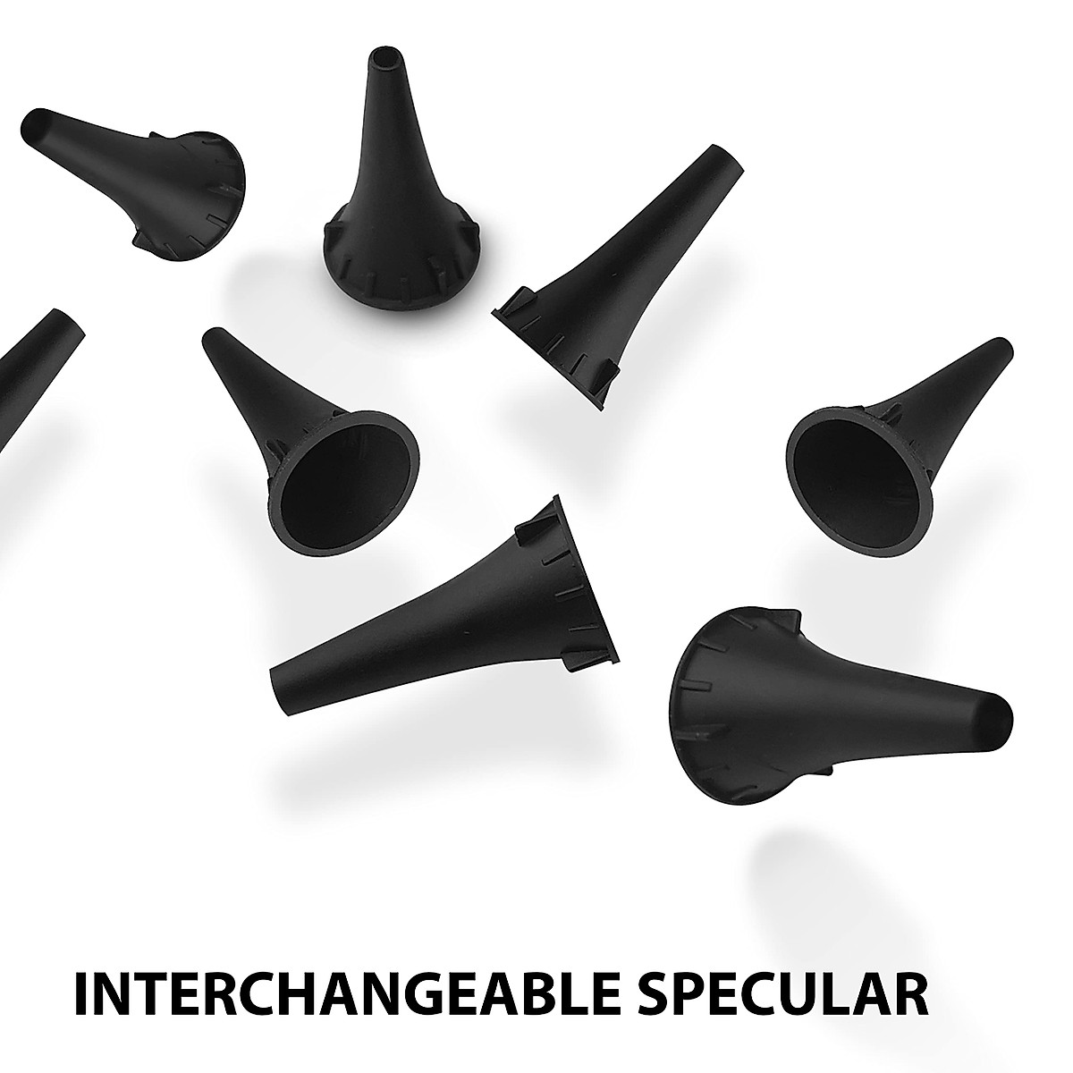 SURGICAL ONLINE Fiber Optic Mini Otoscope Rainbow Many Colors - Pocket Otoscope with Case ENT Diagnostic Set w/Extra Bulb Included (sea Breeze)