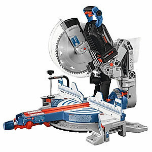 BOSCH GCM18V-12GDCN14 PROFACTOR™ 18V 12 In. Dual-Bevel Glide Miter Saw Kit with (1) CORE18V® 8 Ah High Power Battery