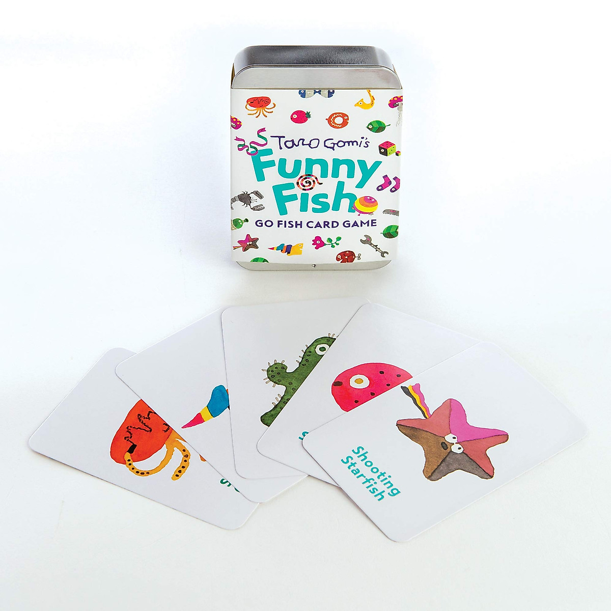 Chronicle Books Taro Gomi's Funny Fish Go Fish Card Game for Kids