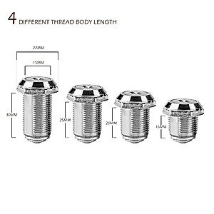 Cam Lock,Security Mailbox Lock, Cam Lock 2pcs Drawer Locks with 4 Keys Lock Furniture Hardware Door Cabinet Lock for Office Desk Letter Box Cam Locks 16mm 20mm 25mm 30mm (Color : 25mm) (Color : 30mm