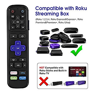 Sofabaton R2 Universal Remote Replacement for Roku, Infrared Remote Replacement for TVs/DVD/Blu-ray/Streaming Box and more, 13 Extra Learning Buttons with Power Volume/Mute/Button (NOT for Roku Stick)