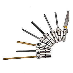 Jewelry Engraver Tools,Engraving Cutting Bits for Pneumatic Impact Engraving Machine Jewelry Tool Edge Tungsten Steel Carving Graver Knife