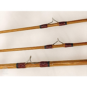 New Bamboo Fly Rod 7'6" for #5 Line Wt,2 Piece with 2 Tips.