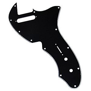 FLEOR 3ply Black TL Pickguard Guitar Pick Guard Plate with Screws Fit 69 TL Thinline Re-issue Guitar Part