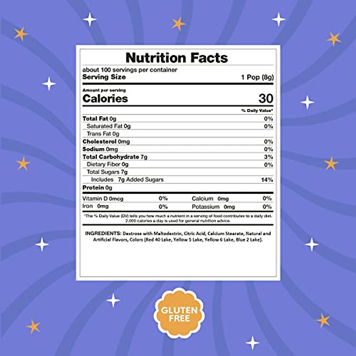 Smarties Lollipops Double Lollies Pops Assorted Fruit Flavored Candy, Gluten-Free (2 Pound Bag)