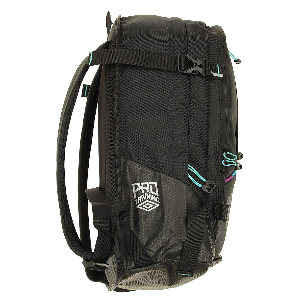 Umbro Men's Pro Training Elite Backpack, Color Options (Black, Large)