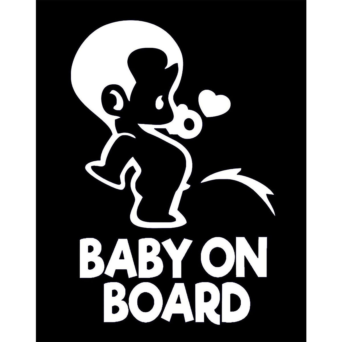 Baby on Board Sign Car Window Sticker - Carlos from The Hangover & Peeing Boy Design Bundle