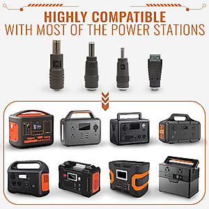 Portable Solar Panel - Foldable 120W Solar Panel with Adjustable Kickstands for Power Station, Camping, RV, Lightweight Solar Briefcase Design for Travel Trailers, RV Batteries, and USB Devices