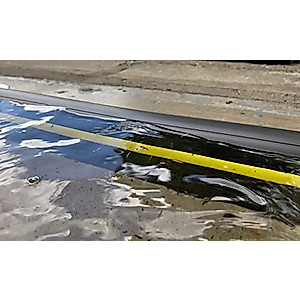 2" High Garage Door Flood Barrier Threshold Kit ‘GARADAM’ (10'3") | Flexible PVC | Complete Kit Includes 2 Adhesives | GaraDry