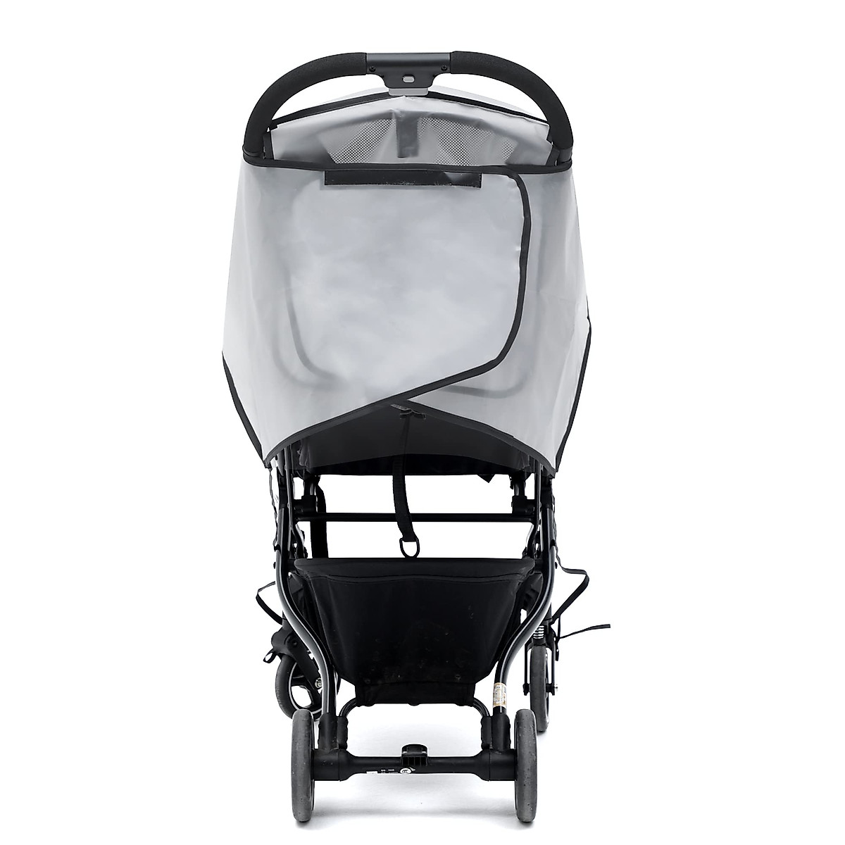 Universal Stroller Rain Cover, Outdoor Baby Travel Stroller Accessory Weather Shield, Umbrella Stroller Cover Clear Rain Cover for Rain, Snow and Wind Weather