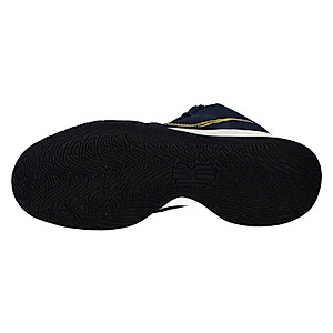 Nike Men's Kyrie Flytrap IV Basketball Shoe, Blue Void/Speed Yellow, 9.5 US