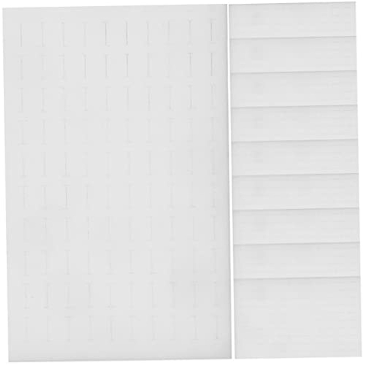 Alipis 30 pcs jewelry box pad ring foam insert ring insert trays earrings showcase trays showcase display trays ear stud pad drawer tray ring display pad sponge white mosaic ring holder