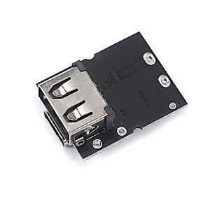 Teyleten Robot Type-C USB 5V 2A Boost Converter Step-Up Power Module Lithium Battery Charging Protection Board LED Display USB for DIY Charger (10PCS)