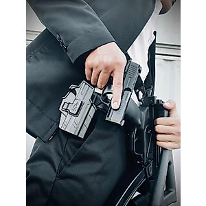 OWB Paddle Holster Compatible with Sig P365X(Not for P365X Macro/RomeoZero), Sig Sauer P365, Sig P365XL, Sig P365 SAS, Open Carry Gun Holster, Adjustable Cant, Quick Release - Right Handed