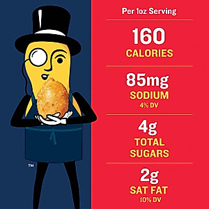 PLANTERS Honey Roasted Peanuts, Sweet and Salty Snacks, Plant-Based Protein, 16 oz Jar