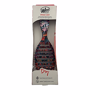 Wet Brush Speed Dry Hair Brush - Pink Slate - Vented Design and Ultra Soft HeatFlex Bristles Are Blow Dry Safe With Ergonomic Handle Manages Tangle and Uncontrollable Hair - Pain-Free