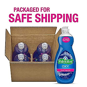 Palmolive Ultra Dishwashing Liquid Dish Soap, Oxy Power Degreaser - 32.5 Fl Oz (Pack of 4)