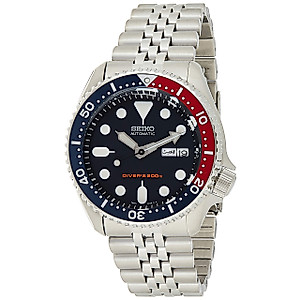 SEIKO Men's SKX009K2 Diver's Analog Automatic Stainless Steel Watch