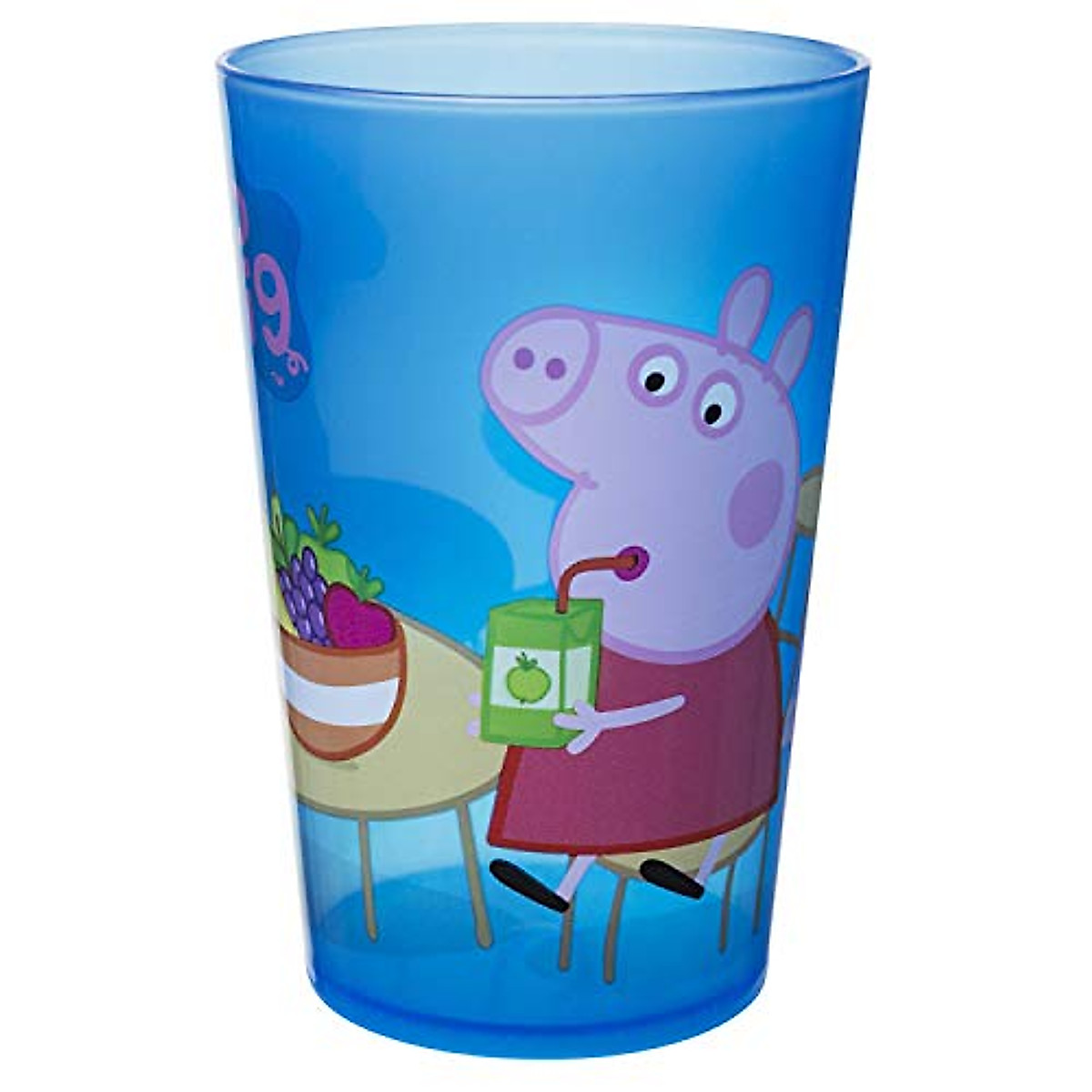 Zak Designs Peppa Pig Kids Dinnerware Set Includes Plate, Bowl, and Tumbler, Made of Durable Material and Perfect for Kids (Peppa & George Pig, 3 Piece Set, BPA-Free)