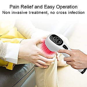 Cold Laser Human/Vet Device with LED Display Targets Joint and Muscles Directly for Pain ReliefInfrared Light(2x808nm +12X650nm)