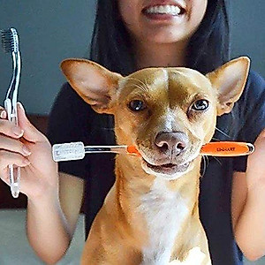 LINHART Extra Soft Toothbrush – Teeth Whitening Toothbrush with Multi Length Bristles, White with White Bristles, 2 Pack