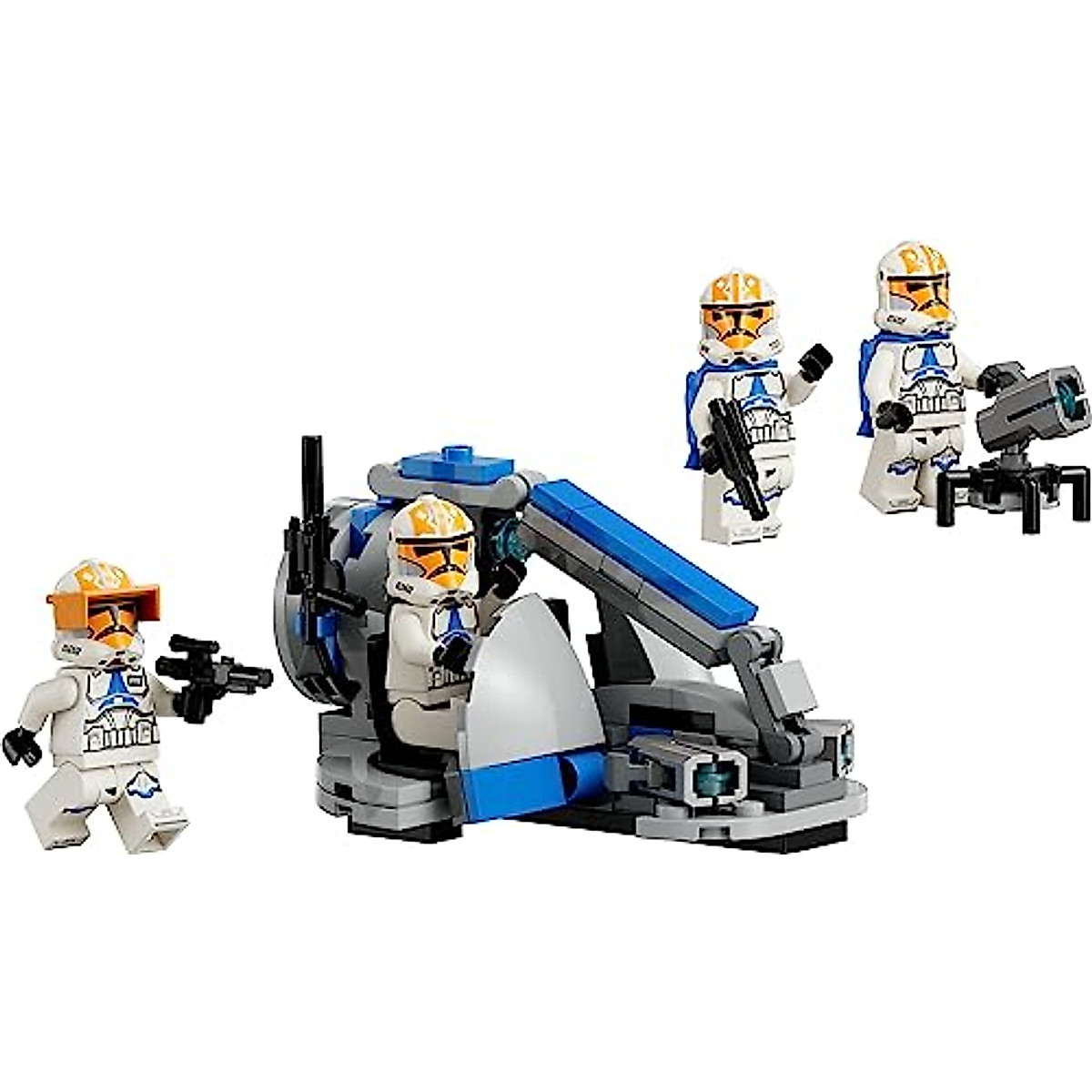 LEGO Star Wars 332nd Ahsoka’s Clone Trooper Battle Pack 75359 Building Toy Set with 4 Star Wars Figures Including Clone Captain Vaughn, Star Wars Toy for Kids Ages 6-8 or any Fan of The Clone Wars