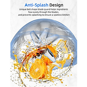 Immersion Blender, Heavy Duty Copper Motor, Stainless Steel Smart Stick with Egg Beaters, Potato Masher, Chopper/Food Processor