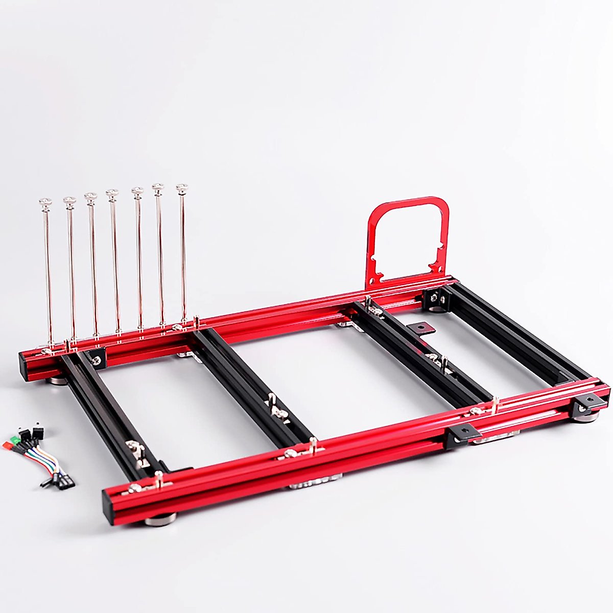 Mini ITX MATX ATX PC Test Bench DIY Open Air Frame Overclock Vertical Case Computer Mount Aluminum Chassis for HTPC Graphics Card/Games/Cooling