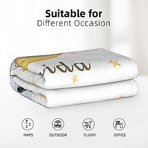 Personalized Baby Blankets,Customised Newborns/Infants/Kids Name Blanket for/Unique Lovely Design &Personalised Fleece Blanket,Personalised Gifts（75 * 100cm