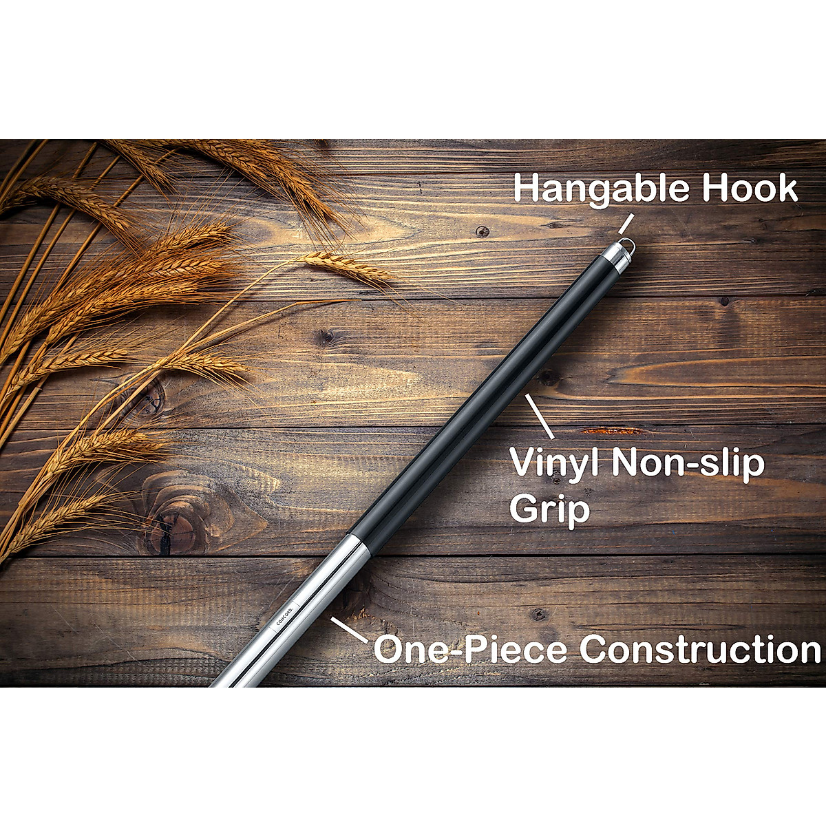 CONCORD 36" Stainless Steel One Piece Deluxe Commercial Grade Mixing Paddle. Great for Home Brewing, Seafood, Crawfish, Shrimp, Crab Boil and more.