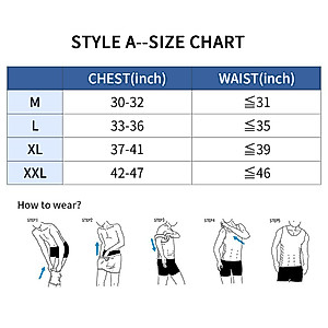 GSKS Compression Shirts for Men Body Shaper Slimming Shirts Shapewear with Zipper