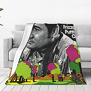 Flannel Blanket Lefty Frizzell Soft Lightweight Throw Blanket Warm Durable Sofa Couch Decor Beding 50"X40"